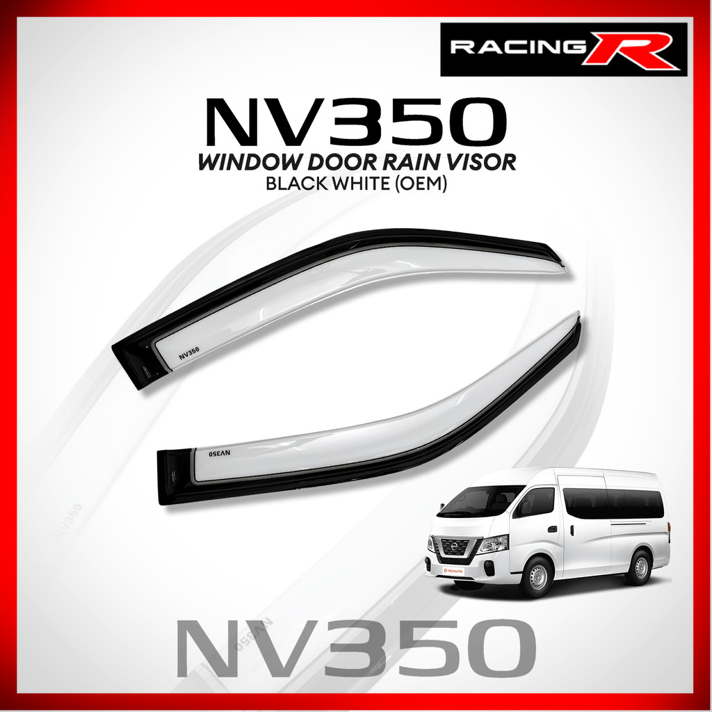 Nissan NV350 2014 to 2025 OEM Window Door Sun Visor Black White ...