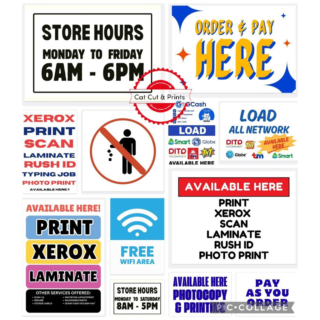 Shop load available here signage for Sale on Shopee Philippines