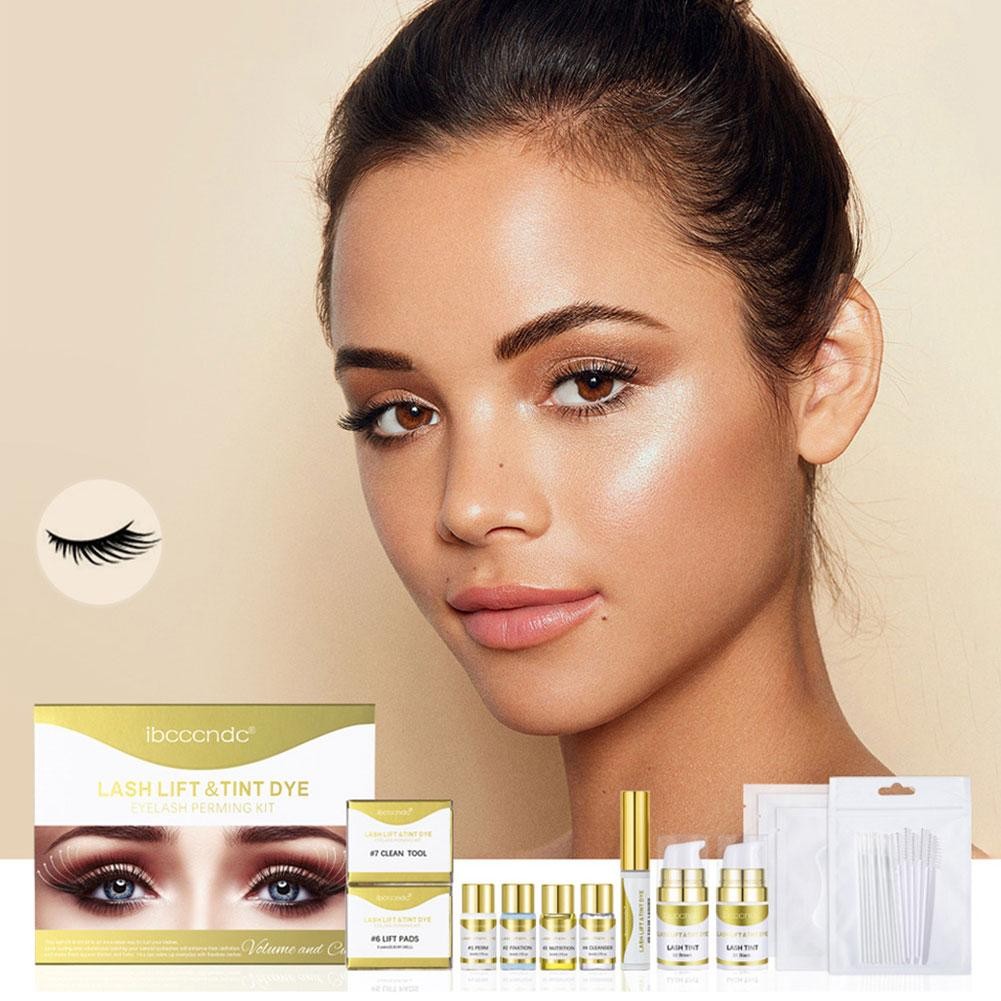 Lash Lift And Tint Kit Eyelash Perming Set Naturally Curl Dye Ironing ...