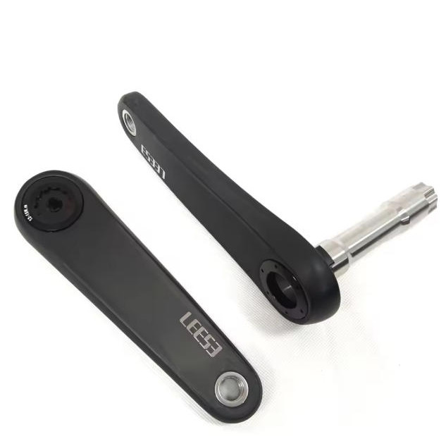 LEESE LES-MAX Carbon Fiber Crank Titanium alloy Spindle 24mm Bicycle ...