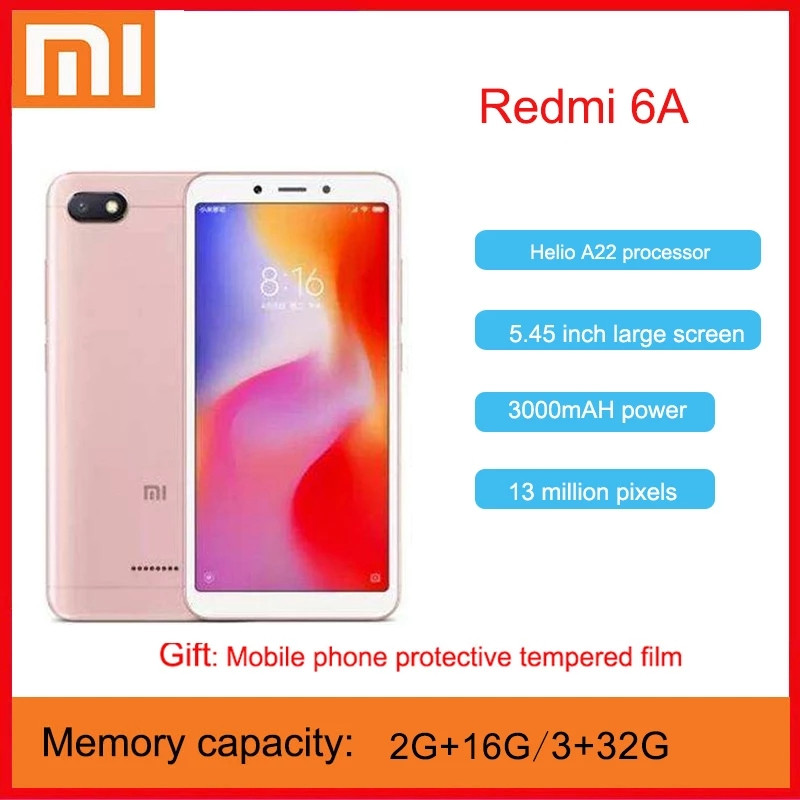 99% NEW XiaoMi Redmi 6A Redmi 6 SmartPhone 5.45" Global rom 3GB RAM ...