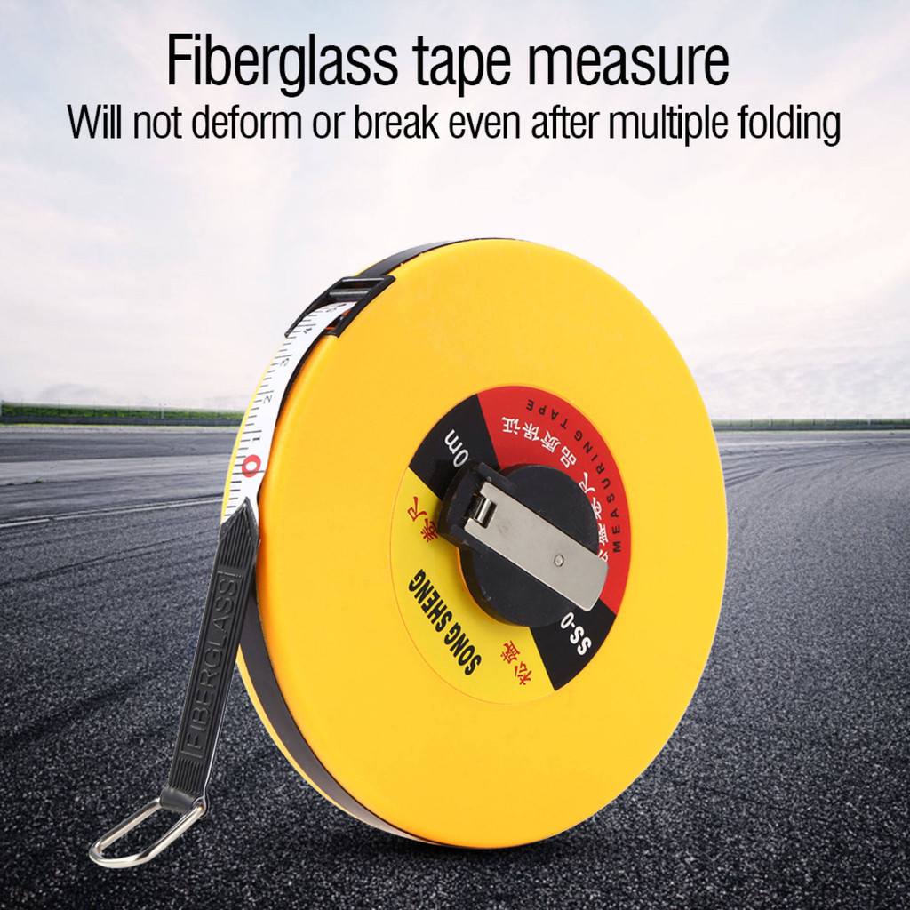 Fiberglass Soft Tape Measure Building Surveying Distance Measuring ...