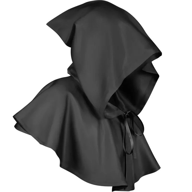 Cyberpunk Rogue Cowl Hood Scarf, Winter Neck Warmer Costume Hooded Cape ...