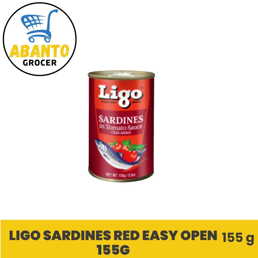 Ligo Sardines Red Easy Open Can 155 g | Shopee Philippines