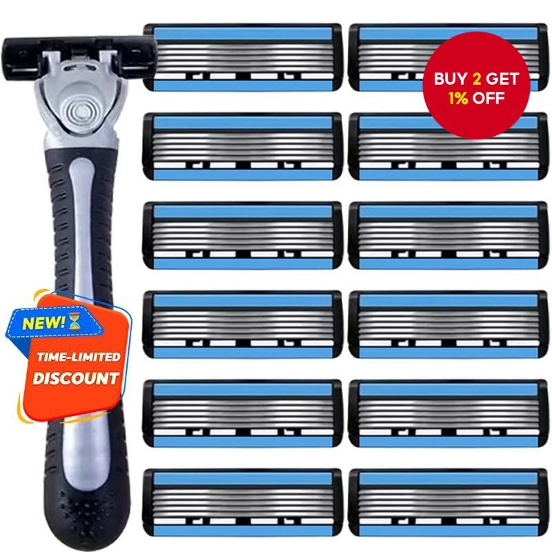 Razor Blades, Safety Razors, Manual Razors, 6-layer Blades, and ...