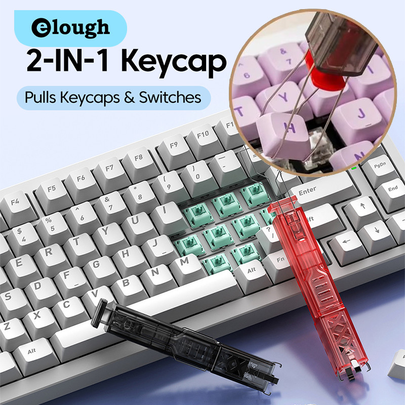 Elough 2in1 Switch Puller Keycap Puller for Mechanical Keyboard Key Switch Keycap Puller Easily ...