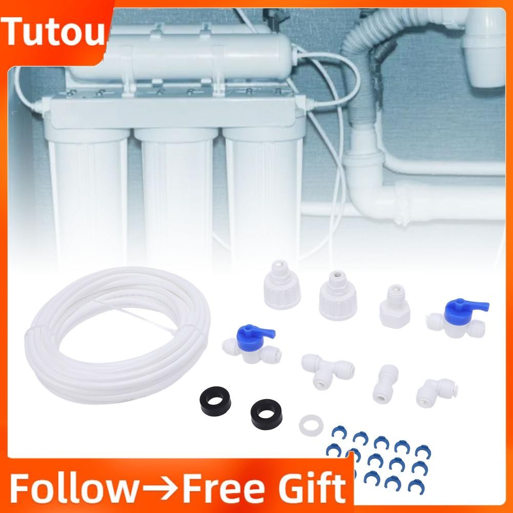tutoushop-ph Refrigerator Water Line Kit Fridge Ice Maker with 1/4in ...
