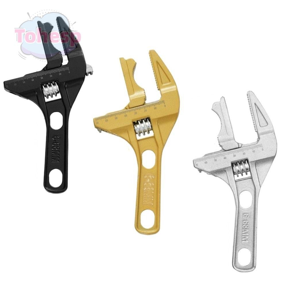TOHESP Adjustable Spanner, Strong Clamping 6-68mm Range Bathroom ...