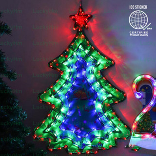 LED Parol Lantern Christmas Decoration Multicolor 12 Star Shape w Solar ...
