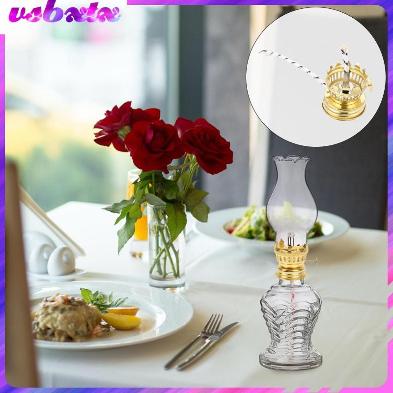[vsbxtx] Vintage Oil Lamp Burner for 3-4mm Round Wick Oil Lamp ...