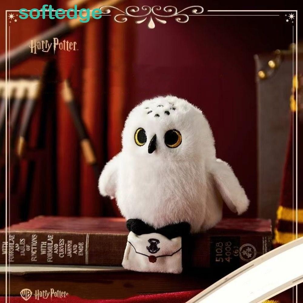 SOFTEDGE Hedwig Owl Pendant, Magnetic Stuffed Animal Standing Shoulder ...