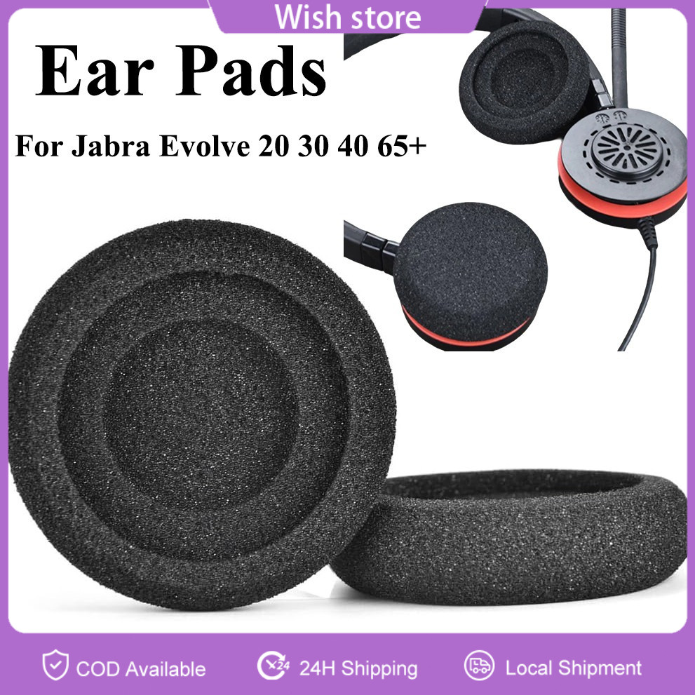 【COD】Replacement Ear Pads Headphone Soft Memory Foam Cover for Jabra ...