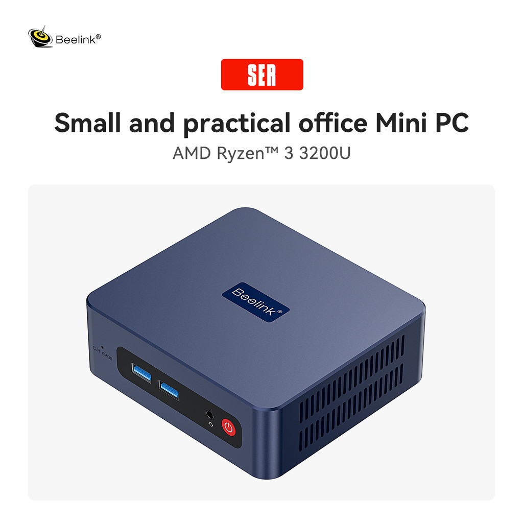 Beelink SER Small and practical office MINI PC AMD Ryzen 3 3200U WiFi 5 ...