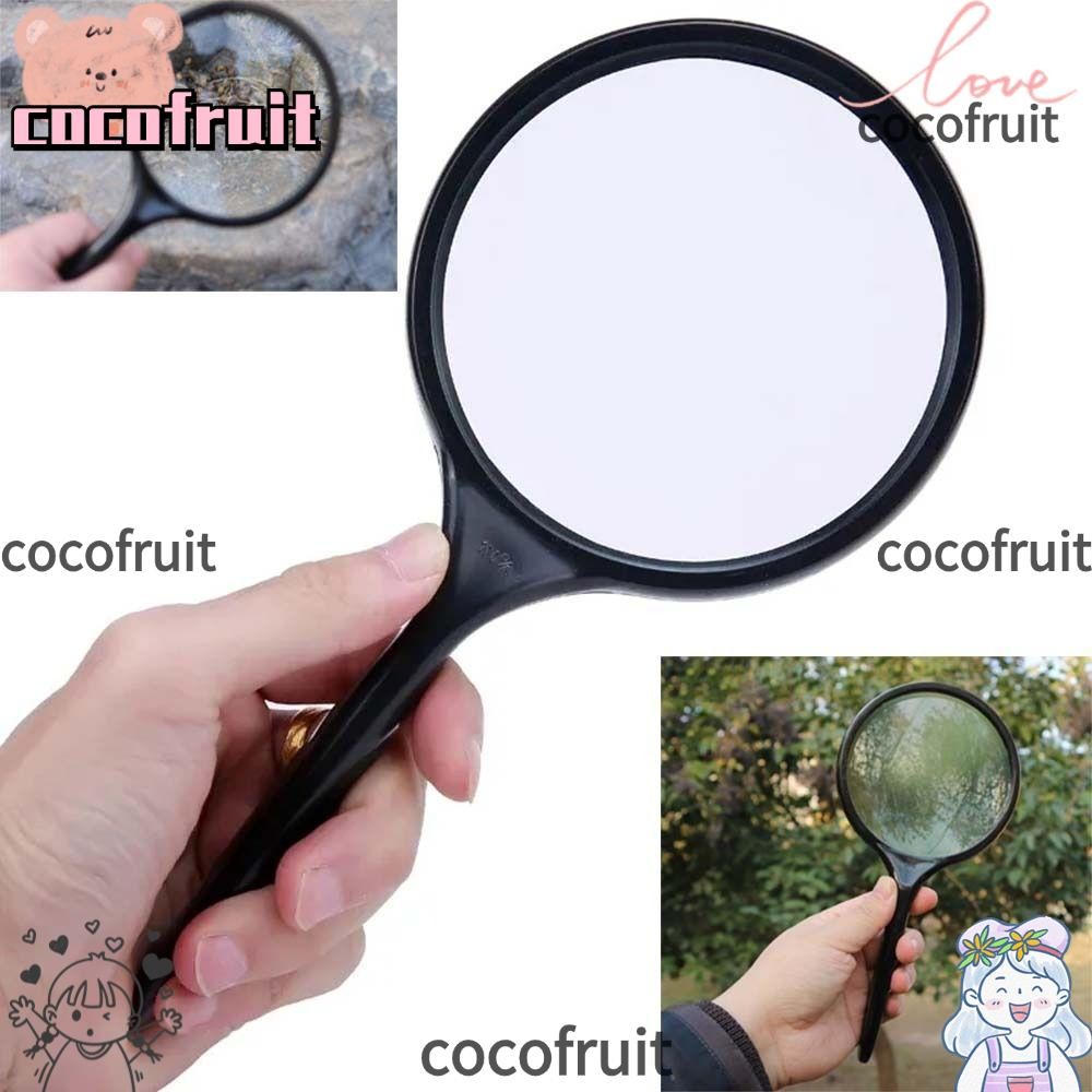 COCOFRUIT Reading Magnifiers, Handheld Optical Glass Microscope ...