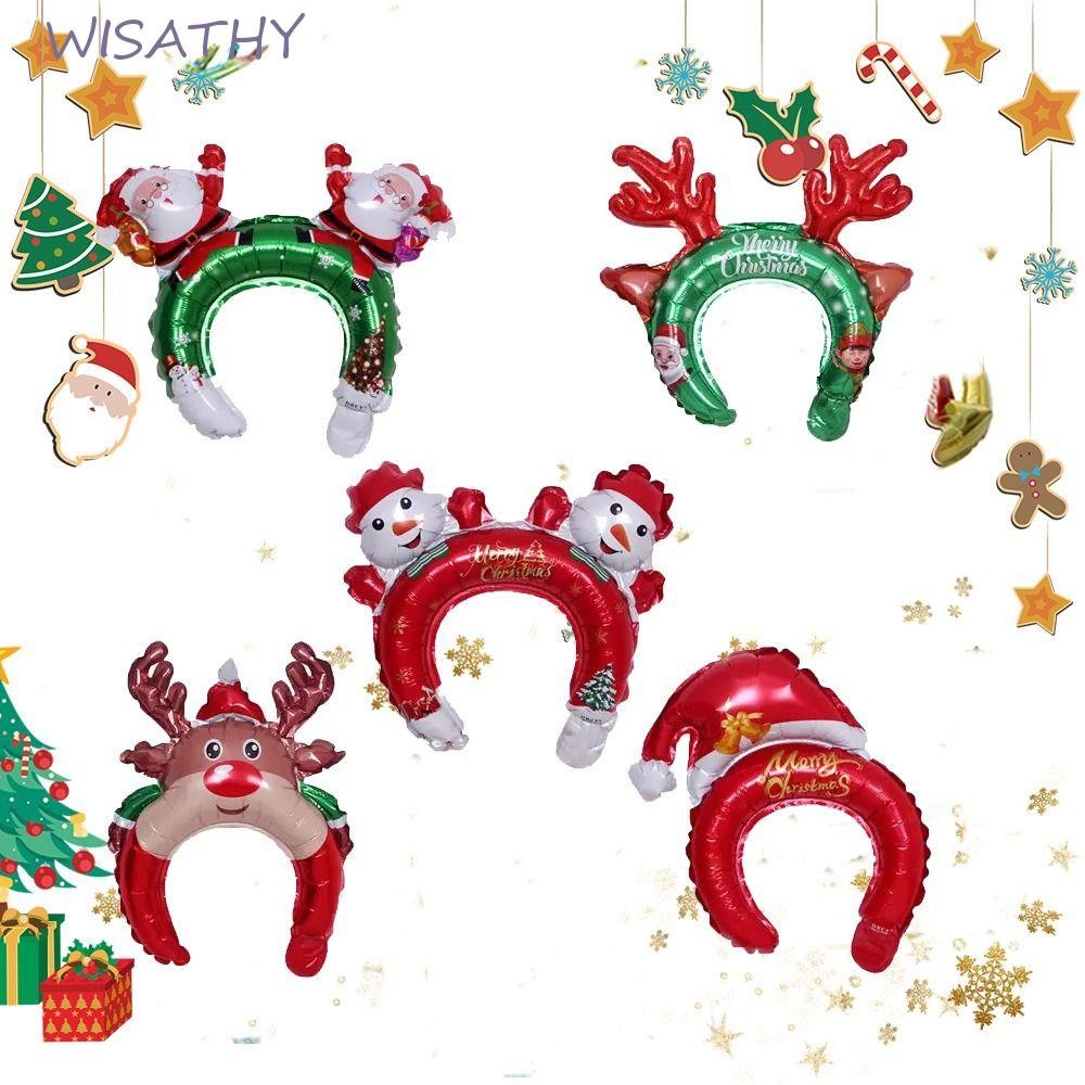 ELMER1 Christmas Balloon Headband, Head Mounted Leak-proof Hair Band ...
