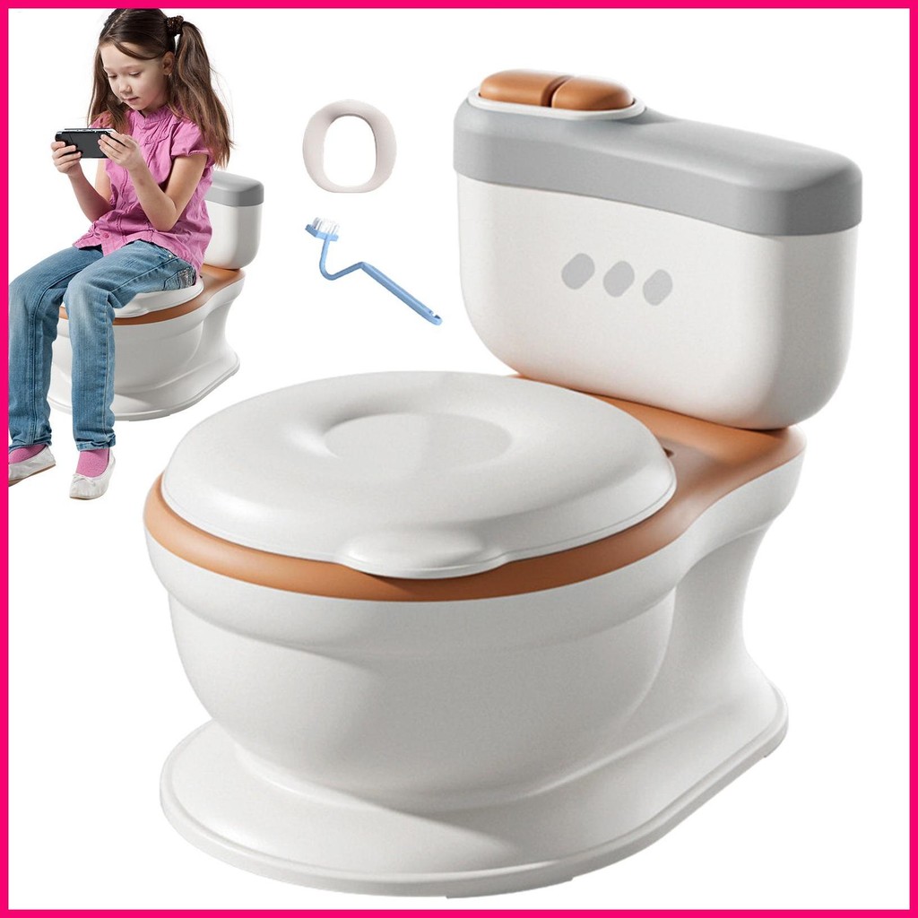 Children's Potty Training Toilet Splashproof Potty Training Realistic ...