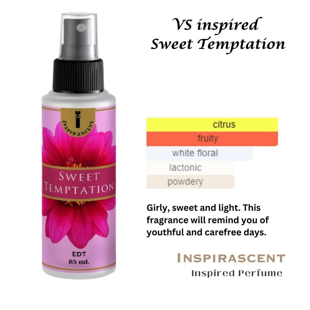 VS SWEET TEMPTATION Inspired Perfume, 85 mL, 25% Oil-Based | Shopee ...