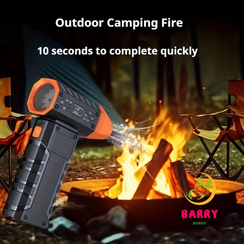 BARRY Handheld Violent Turbo Fan, 80000 RPM LED Display Mini Electric ...