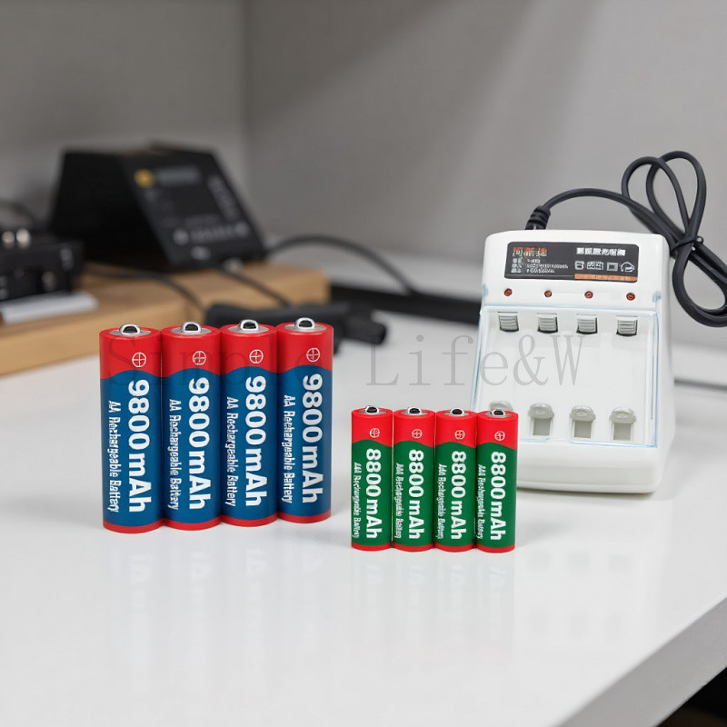 1.5V AA Rechargeable battery with charger AAA for Clock Toy Camera Led ...