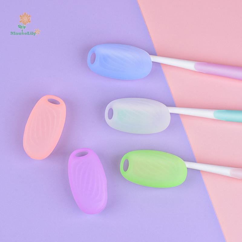 LILY 1PCS Silicone Toothbrush Head Covers Portable Toothbrush Cover ...