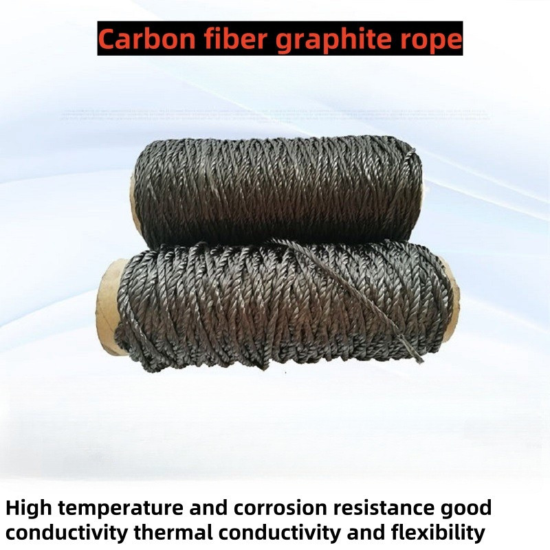 Carbon Fiber Graphite Rope Carbon Rope High Strength Conductive High ...
