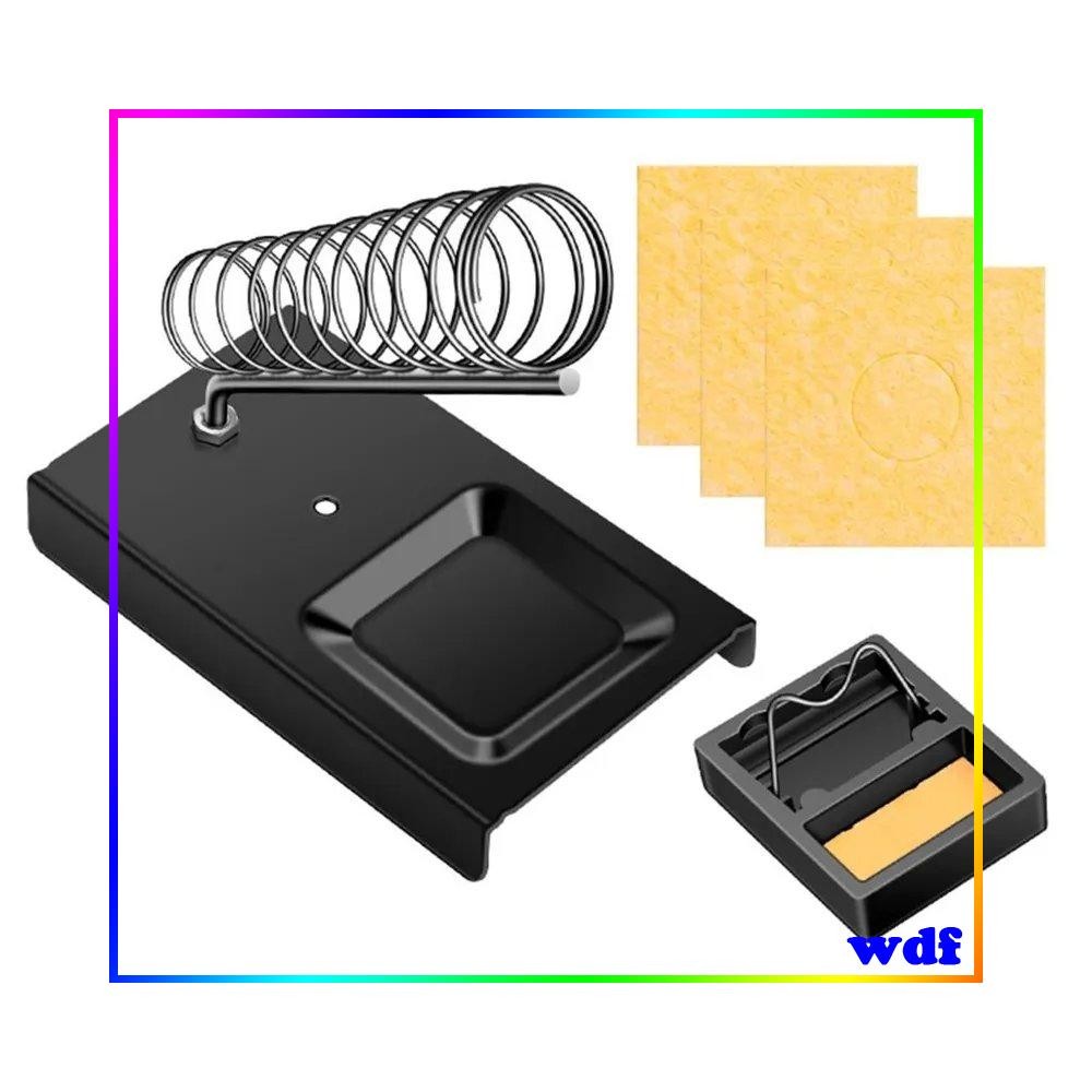 Square All-Metal Soldering Iron Stand - Compact Holder for Soldering ...