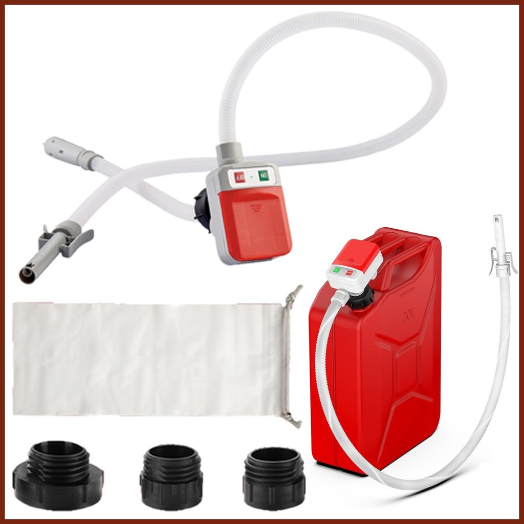 Oil Transfer Pump Motorcycle Liquid Pump Kit Battery Powered Overfill ...