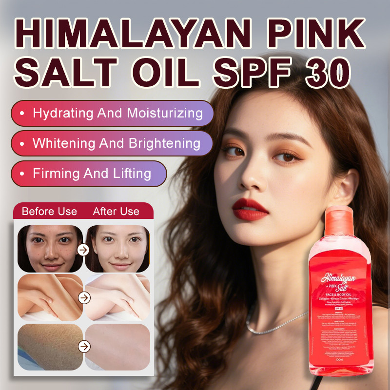 Bonita Himalayan Pink Salt Face Body Oil SPF30/Body Massage Oil Body ...