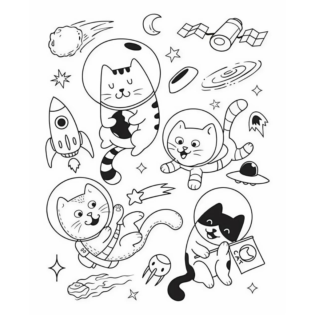 Combo Set of 50 Cute Coloring Pages for Children - Paper toys | Shopee ...