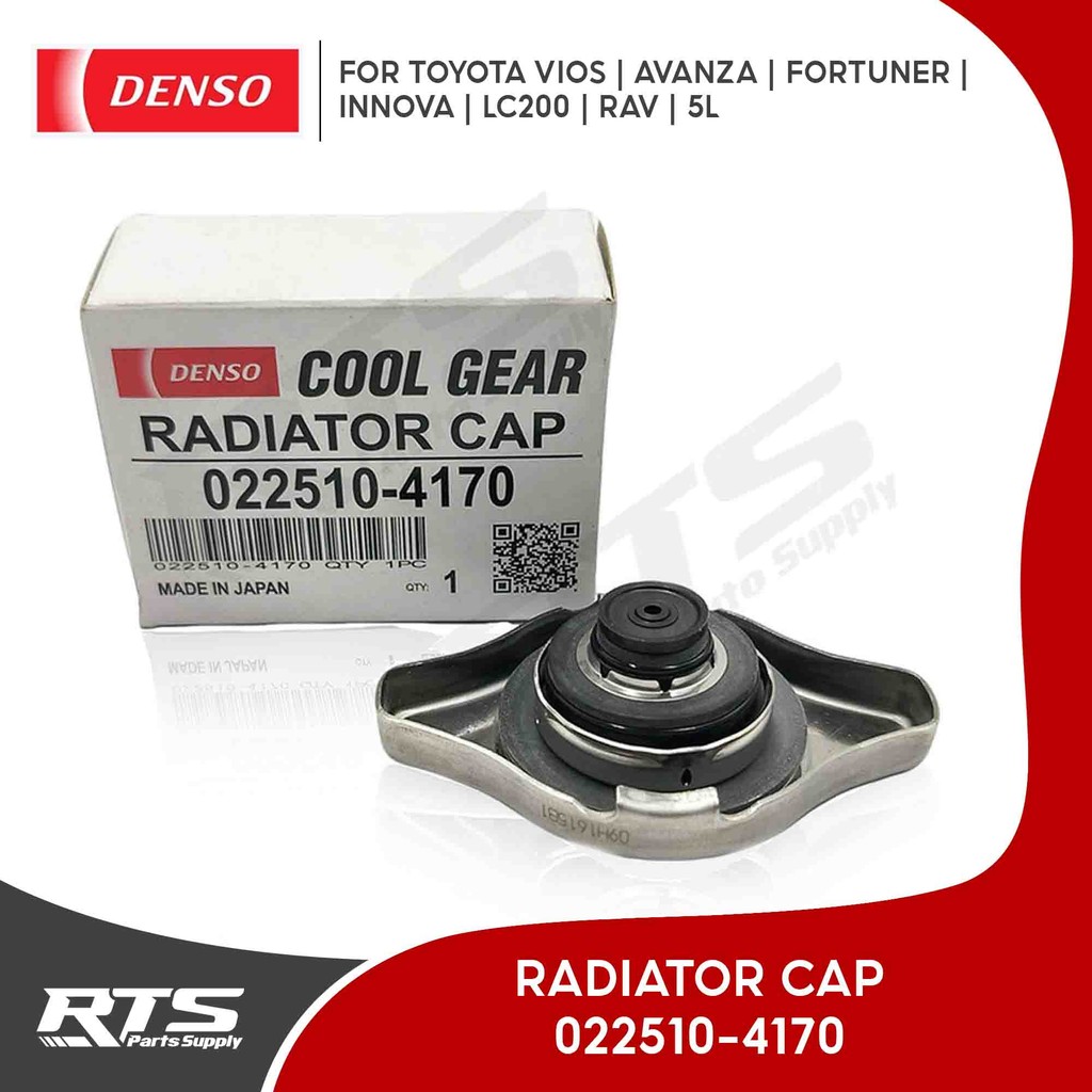 DENSO Radiator Cap for Toyota Vios, Avanza, Fortuner Innova, LC200, Rav ...