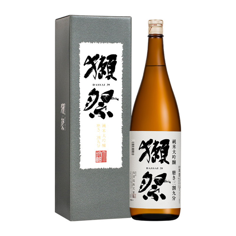 Otter Festival 39 Japanese Sake Rice Sake Pure Rice Daiginjo Three-Cut ...