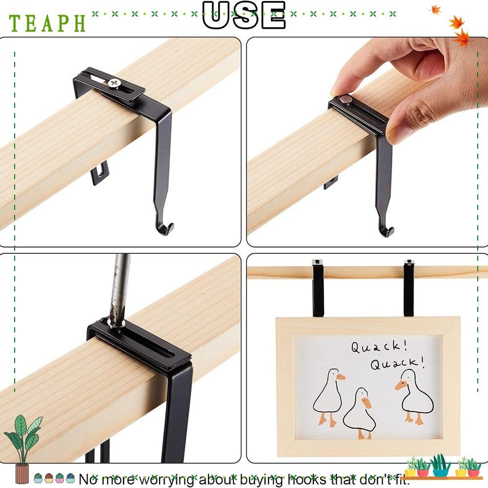 TEAPH Cubicle Hangers, Adjustable Home Supplies Partition Hanger ...
