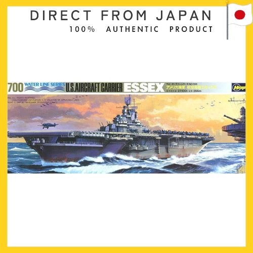 Hasegawa 1/700 Waterline Series US Navy Aircraft Carrier Essex Plastic ...