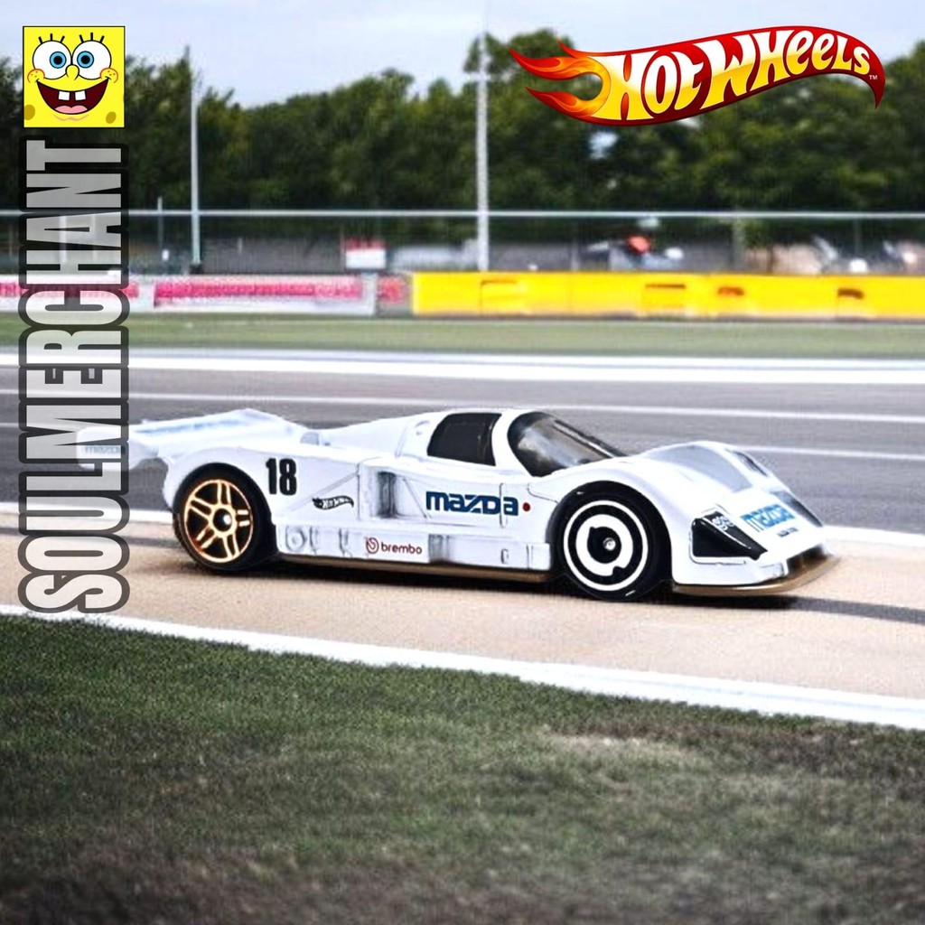 Hot Wheels Mazda 787B White Diecast Race Car | Shopee Philippines