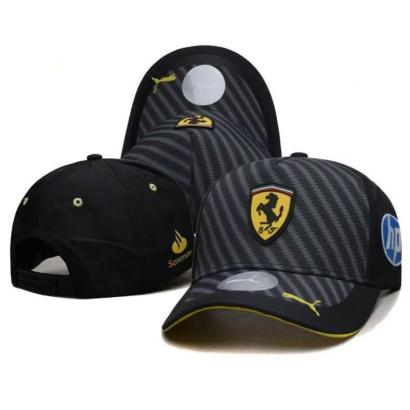 Ferrari F1 logo, car cap, duckbill cap, men's and women's baseball cap ...