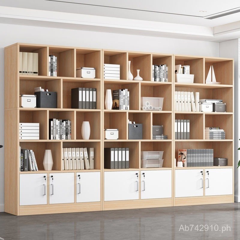 Background Cabinet Modern Bookshelf Floor-standing Combination Large ...