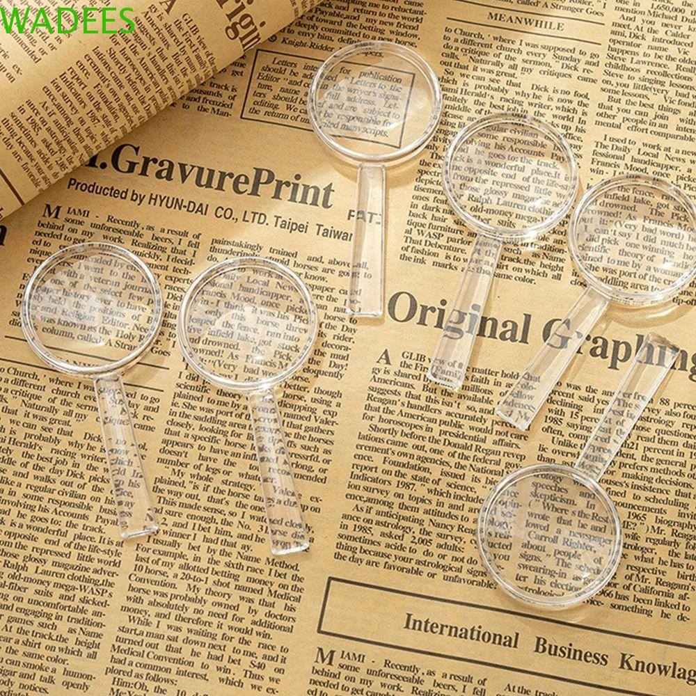WADEES 10pcs Fresnel lens, Transparent Loupe Children's Magnifying ...
