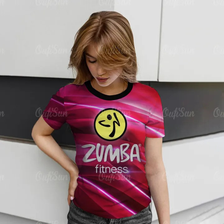 Sublimation Shirt 2025 Love Zumba Zumbawear Breathable Uniform T-Shirt ...