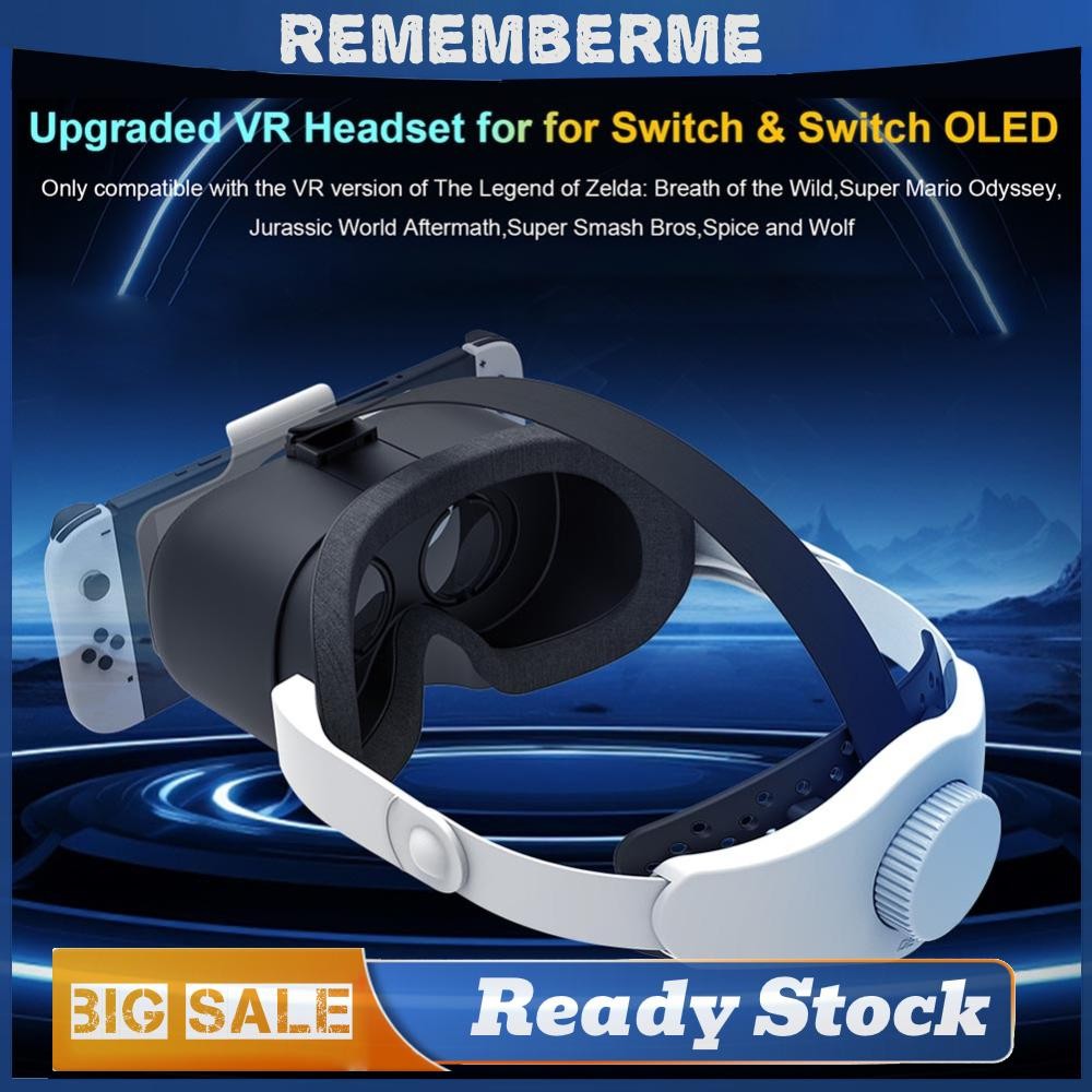 VR Headset Virtual Reality Headset with Adjustable HD Lenses Headband ...