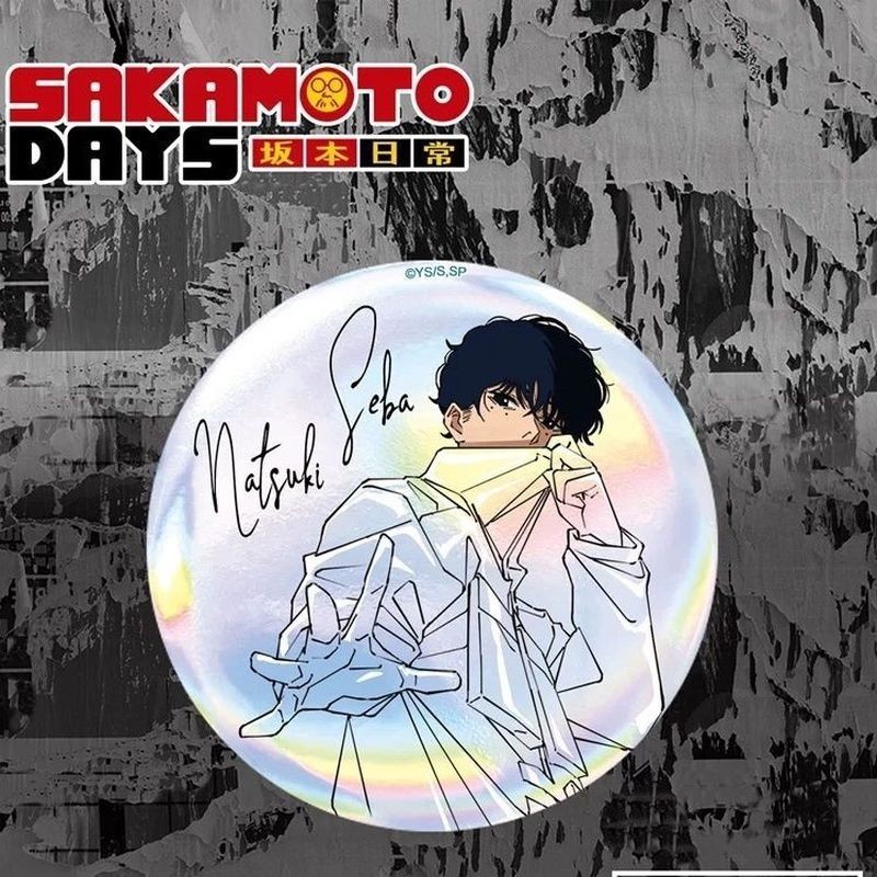 Sakamoto Days 58mm Fanmade Badge Pin Button Natsuki Anime Collectible ...