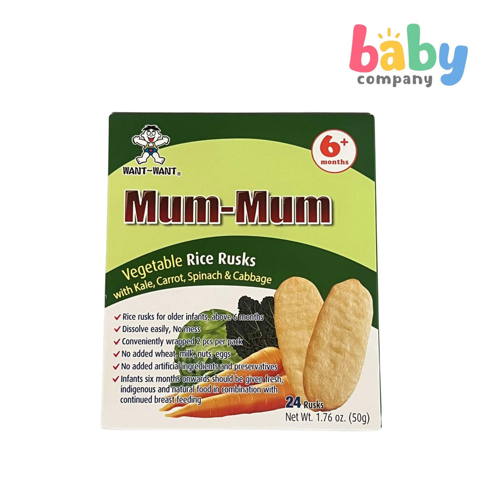 Mum-Mum Rice Rusks 50g - Vegetables | Shopee Philippines