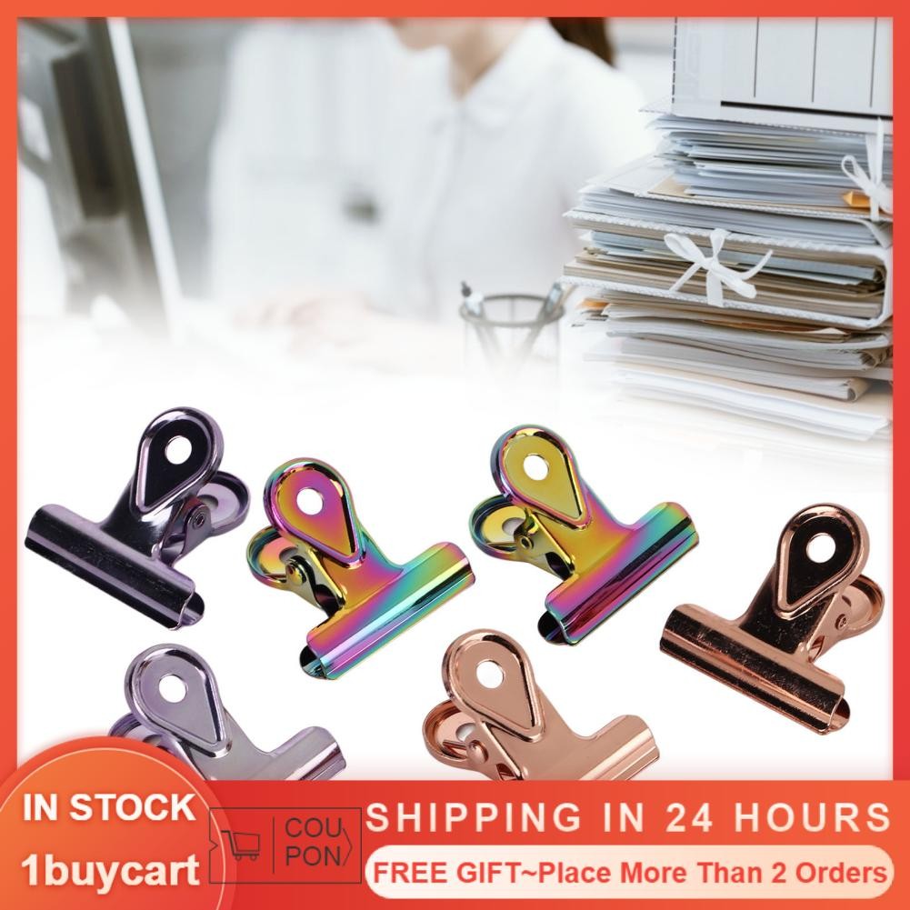 1buycart File Folder Chip Clip Strong Spring 30mm for Photocopy Room ...