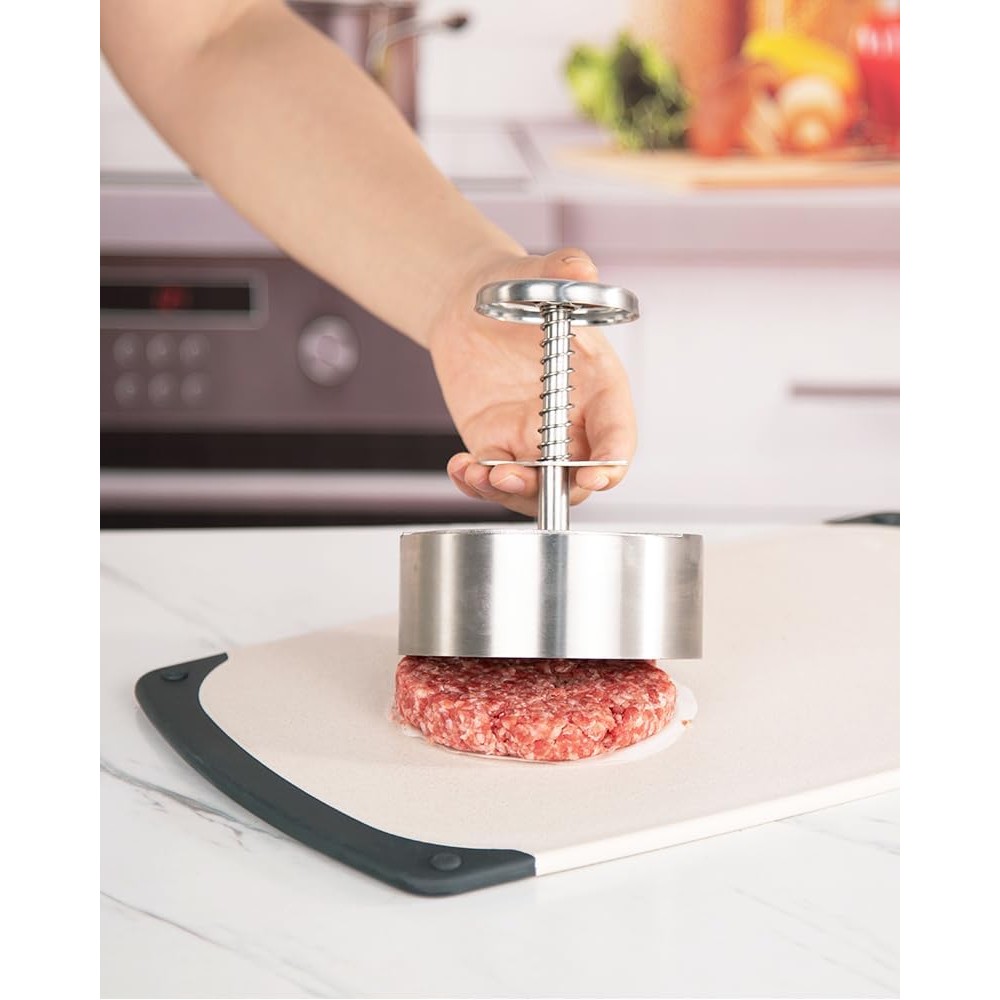 Brigii Burger Press, Adjustable Burger Press Patty Maker, 4.5 ...