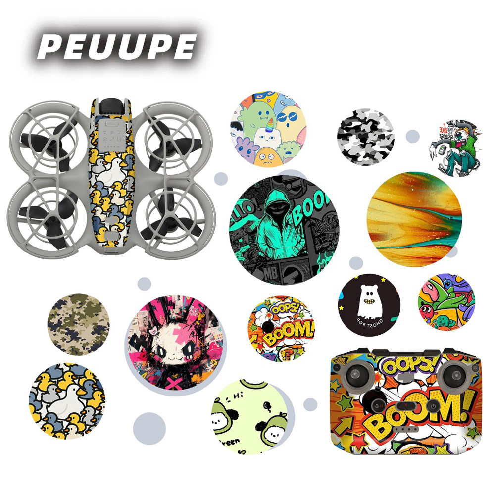 Sunnylife Suitable for DJI NEO Cool Sticker PVC Body Remote Control ...