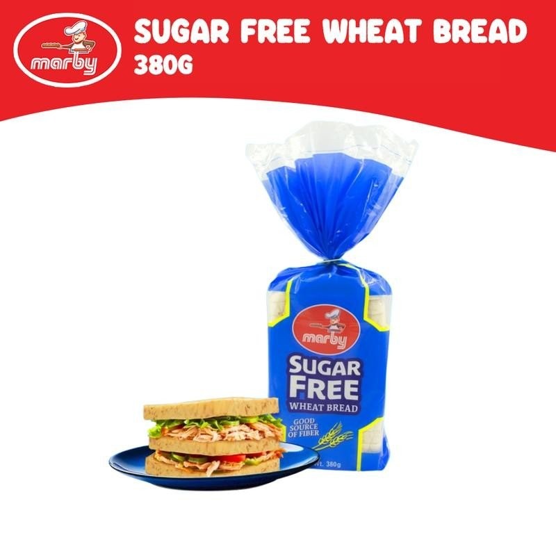 Marby Sugar Free Wheat Bread 380g | Shopee Philippines
