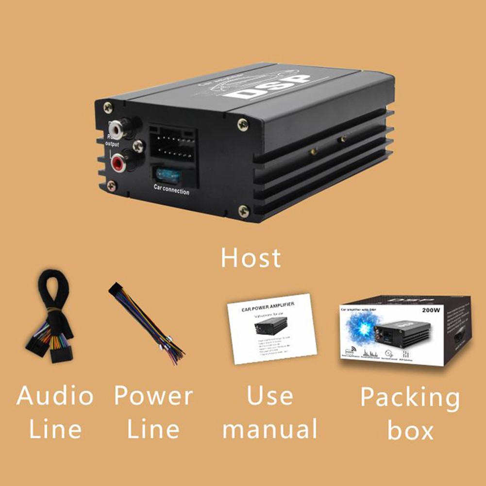 Car DSP Digital Audio Processor 4 In 6 Out DSP Car Power Amplifier Car ...
