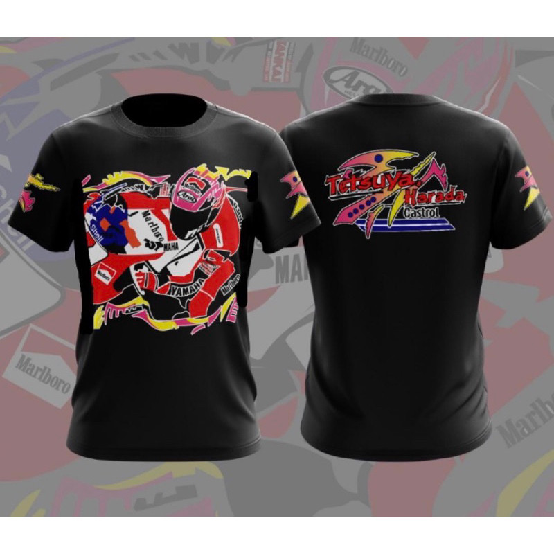 Yamaha Tatsuya Harada Motor Microfiber Tshirt | Shopee Philippines
