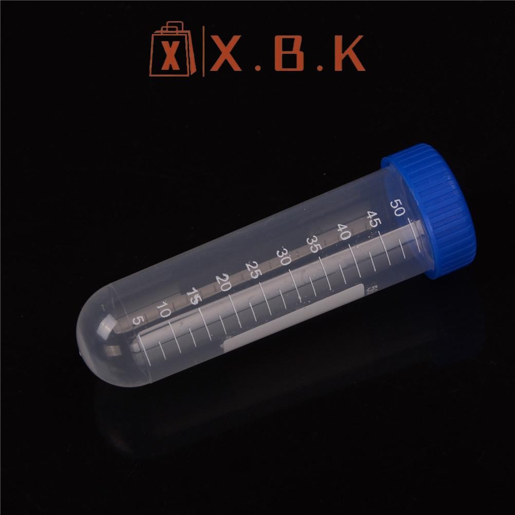 10/50/100Pcs 10/15/20/50ml Plastic Centrifuge Tube Pipe Vial Lab Test ...
