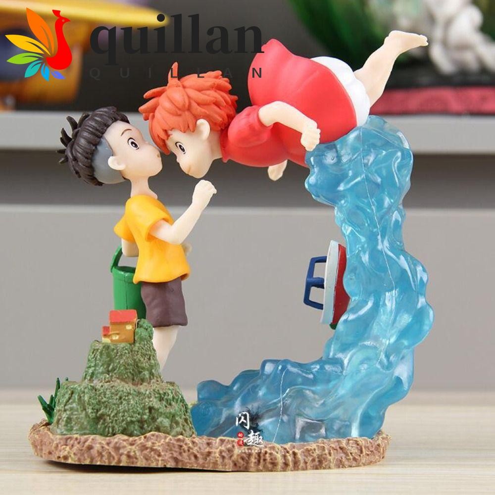 QUILLAN Ponyo On The Cliff Figure, PVC Doll Cartoon Sousky Seagal ...