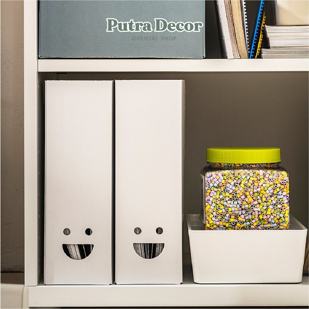 EXCLUSIVE IKEA TJABBA File Organizer Contents 2PCS White Document File ...